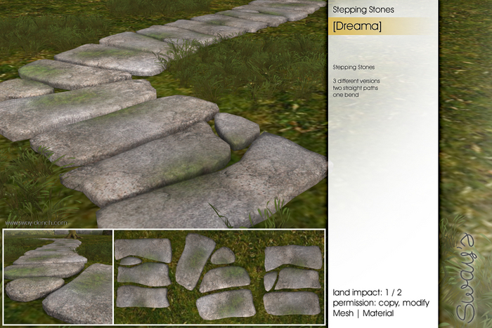 Second Life Marketplace - Sway's [Dreama] Stepping Stones
